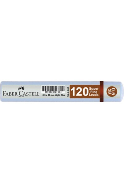 Faber-Castell Min Grip Süper Fine Lead 2b 120'Lİ Uç 60 mm 0.5 Mm Faber-Castell Min Grip Süper Fine Lead 2b 120'Lİ Uç 60 mm 0.5 Mm