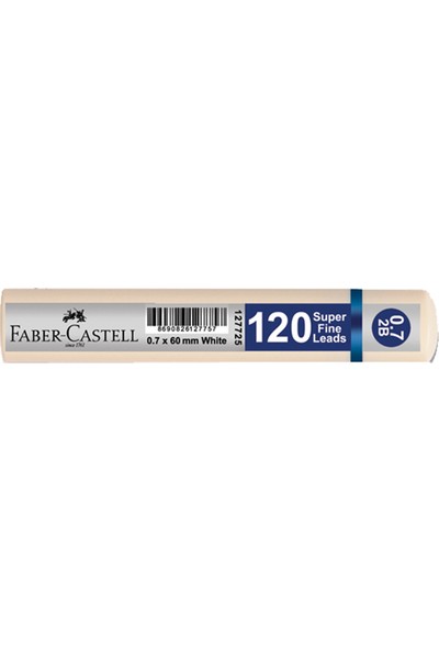 Faber-Castell Min Grip Süper Fine Lead 2b 120 Li Uç 60 mm 0.7 Mm Faber-Castell Min Grip Süper Fine Lead 2b 120 Li Uç 60 mm 0.7 Mm