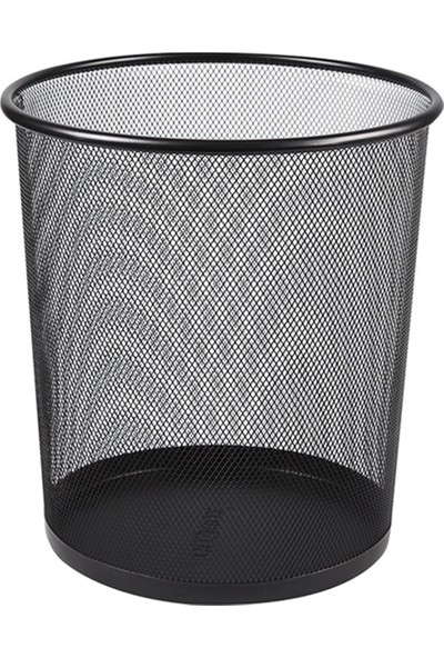 Globox Delikli Çöp Kovası Siyah