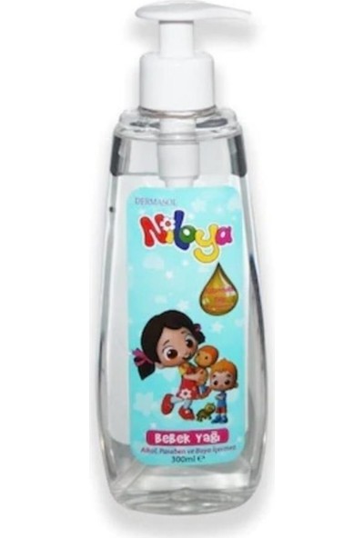 Niloya Pompalı Bebek Yağı 300 ml