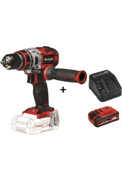 Einhell Te-Cd 18'li Kömürsüz Vidalama Matkap + 3.0 Ah Plus Starter Kit Einhell Te-Cd 18'li Kömürsüz Vidalama Matkap + 3.0 Ah Plus Starter Kit