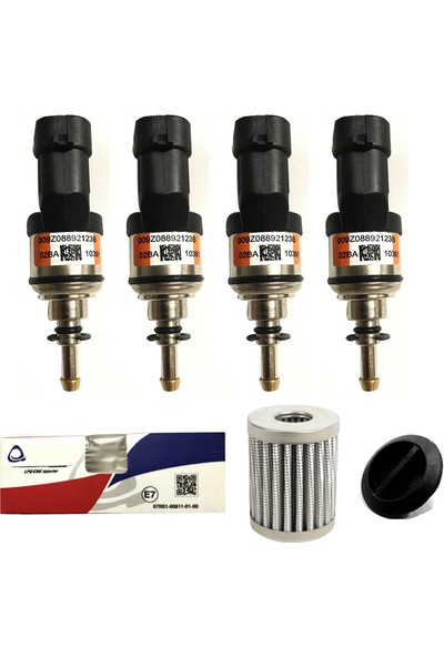 Albien Brc Uyumlu Turuncu Enjektör Seti Segmanlı