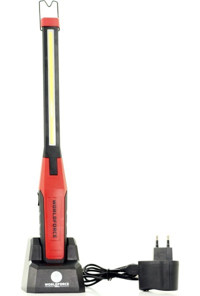 Worldforce Profesyonel Şarjlı LED Lamba Seyyar LED Fener Cob Ledli Ince, Katlanır, Kısma Özellikli, Sehpalı 3.7V 2600MAH Worldforce Profesyonel Şarjlı LED Lamba Seyyar LED Fener Cob Ledli Ince, Katlanır, Kısma Özellikli, Sehpalı 3.7V 2600MAH