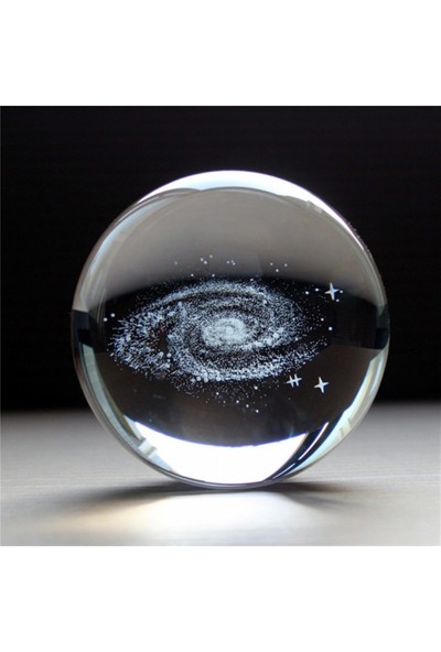 Dream Plus Renkli Dekoratif Renk Değiştiren LED Işıklı Cam Samanyolu Küre