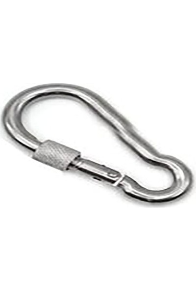 Lidersan Çelik Köpek Bahçe Bağlama Yaylı Karabina Vidalı 6 mm