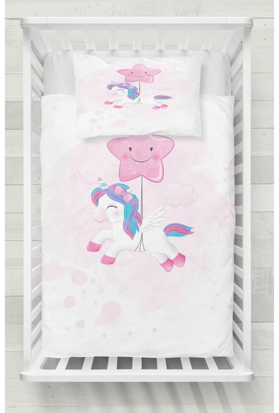 Else Halı Else Uçan Yıldız Sevimli Unicorn Desenli Beşik Bebek Odası Nevresim Takımı Else Halı Else Uçan Yıldız Sevimli Unicorn Desenli Beşik Bebek Odası Nevresim Takımı