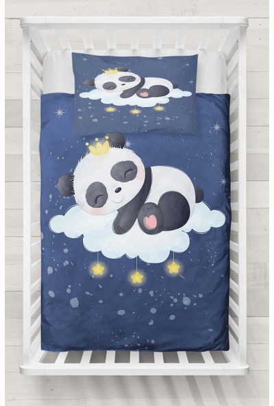 Else Halı Else Mavi Gökyüzü Yıldızlar Panda Ayılı Desenli Beşik Bebek Odası Nevresim Takımı Else Halı Else Mavi Gökyüzü Yıldızlar Panda Ayılı Desenli Beşik Bebek Odası Nevresim Takımı