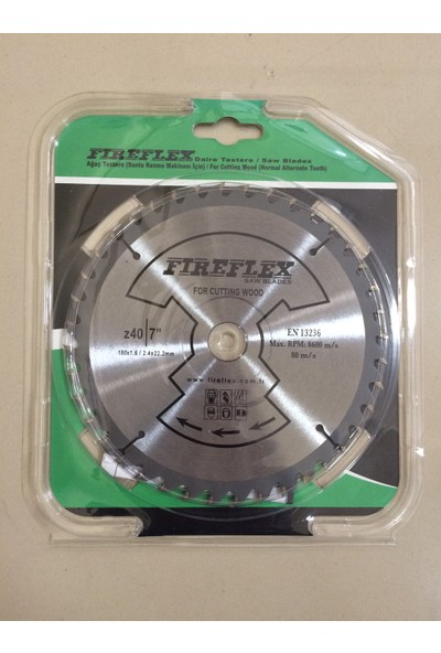 Fıreflex Daire Testere 180 x 40 Diş