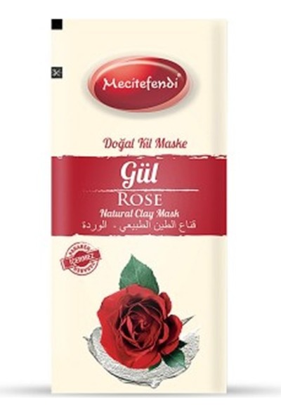 Mecitefendi Doğal Ki̇l Maske-Gül Tek KULLANIM-20GR