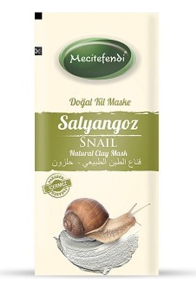 Mecitefendi Doğal Ki̇l Maske-Salyangoz Tek KULLANIM-20GR