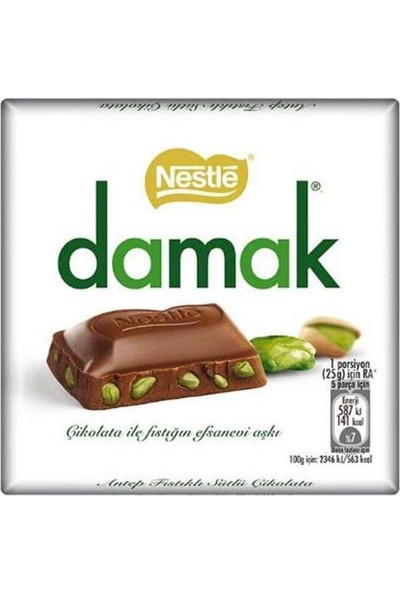 Nestle Damak Antep Fıstıklı Kare 63 gr