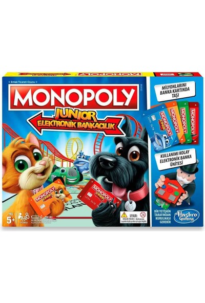 Hasbro Monopoly Junior Elektronik Bankacılık E1842 Hasbro Monopoly Junior Elektronik Bankacılık E1842