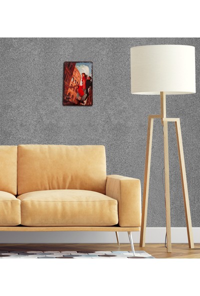 Tırtıl Hediyelik Tırtıl İtaly Poster Metal Levha Vintage