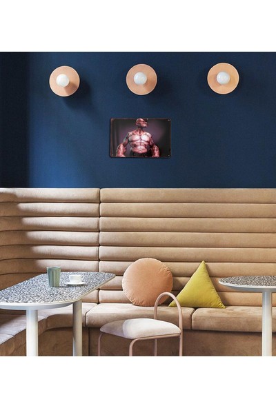 Tırtıl Hediyelik Tırtıl Popeye Metal Levha Vintage