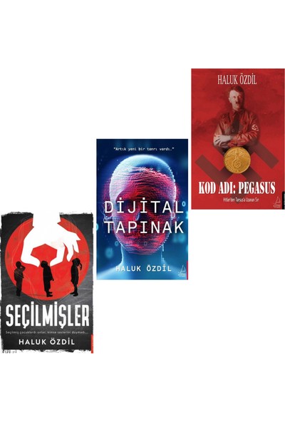 Destek Yayınları Seçilmişler - Dijital Tapınak - Kod Adı: Pegasus (Haluk Özdil 3 Kitap)