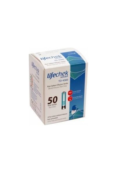Lifechek Smart TD-4360 Şeker Ölçü Stribi 50 Test Lifechek Smart TD-4360 Şeker Ölçü Stribi 50 Test
