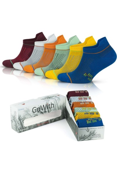 Go With 6 Çift Antibakteriyel Yazlık Soft Bambu Patik Çorap 3151 Go With 6 Çift Antibakteriyel Yazlık Soft Bambu Patik Çorap 3151
