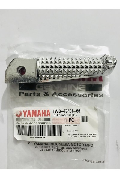 Yamaha Yzf R25 / MT25 Sol Sürücü Basamak 1WDF745100
