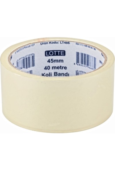 Lotte Koli Bandı 45 mm x 40 M Şeffaf
