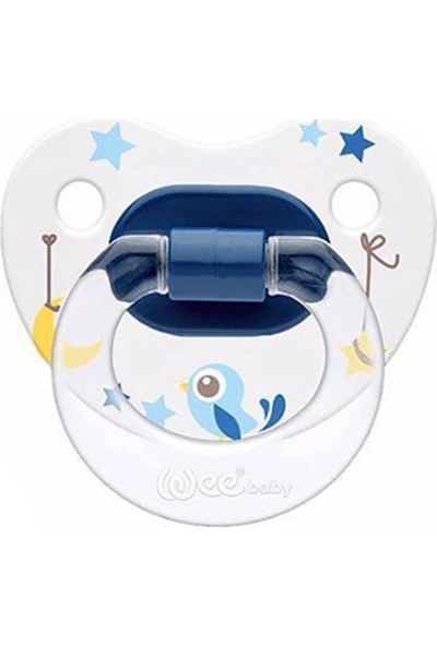 Wee Baby 833 Desenli Damaklı Emzik Lacivert