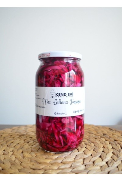 Kend Evi Mor Lahana Turşusu 1 kg