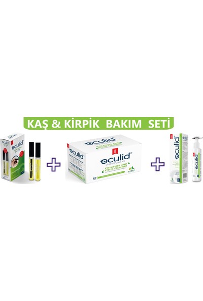 Oculid Kaş + Kirpik Bakım Seti (Argan Yağı&çay Ağacı Yağı Destekli) Oculid Kaş + Kirpik Bakım Seti (Argan Yağı&çay Ağacı Yağı Destekli)
