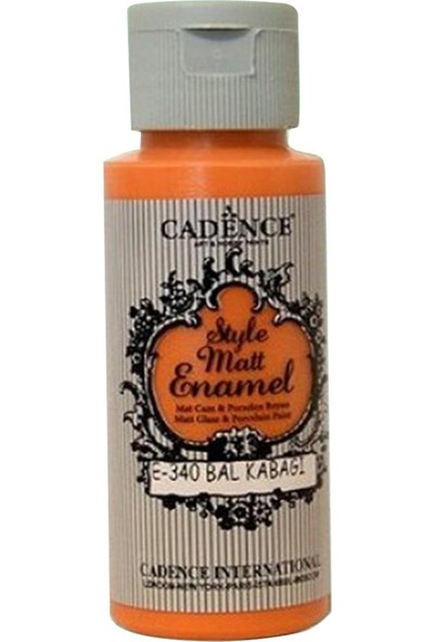 Cadence Enamel Cam Boyası E-340 Bal Kabağı