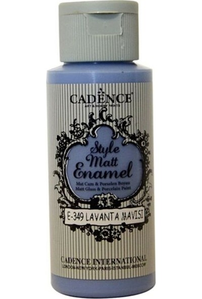 Cadence Enamel Cam Boyası E-351 Lavanta Mavisi Cadence Enamel Cam Boyası E-351 Lavanta Mavisi