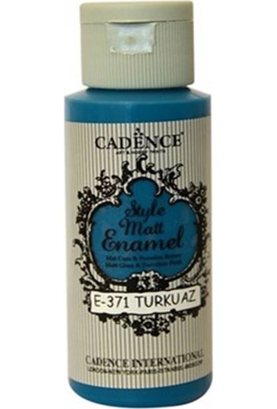 Cadence Enamel Cam Boyası E 371 Turkuaz