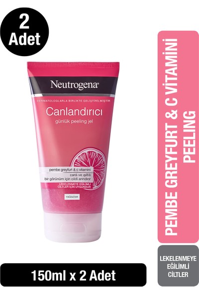 Neutrogena Canlandırıcı Günlük Peeling Jel - 150 ml x 2