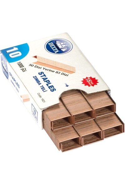 Delta 1621 Zımba Teli 24/6 Sarı Delta 1621 Zımba Teli 24/6 Sarı