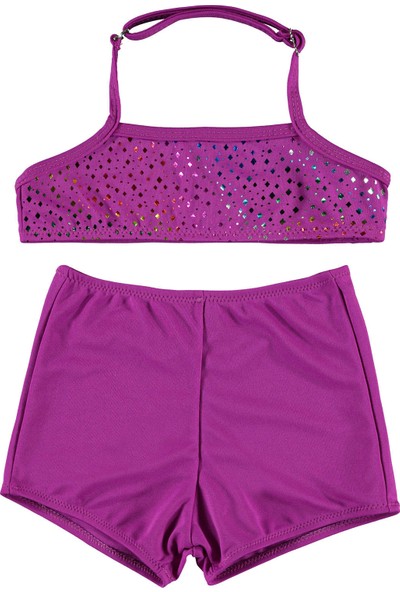 Civil Girls Kız Çocuk Mayo 1-13 Yaş Mor