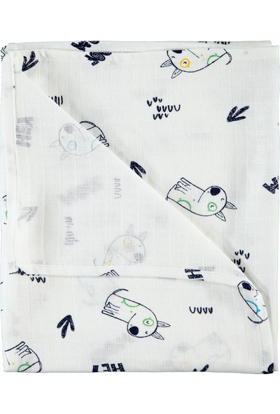 Civil Baby Bebek Müslin Battaniye 80X100 Ekru