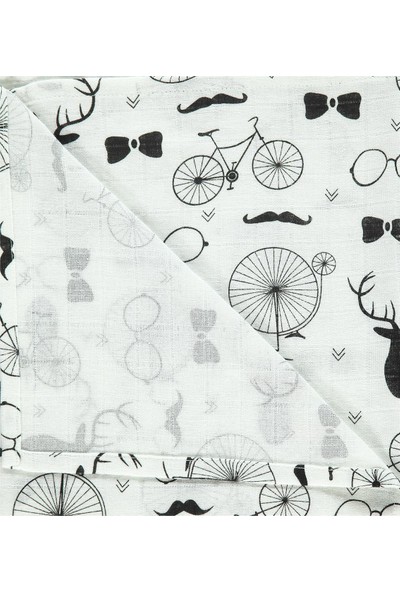 Albimini Minidamla Bebek Çok Amaçlı Battaniye 90X100 cm Gri