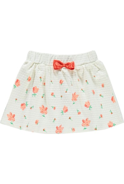 Civil Baby Kız Bebek Etek 6-18 Ay Ekru