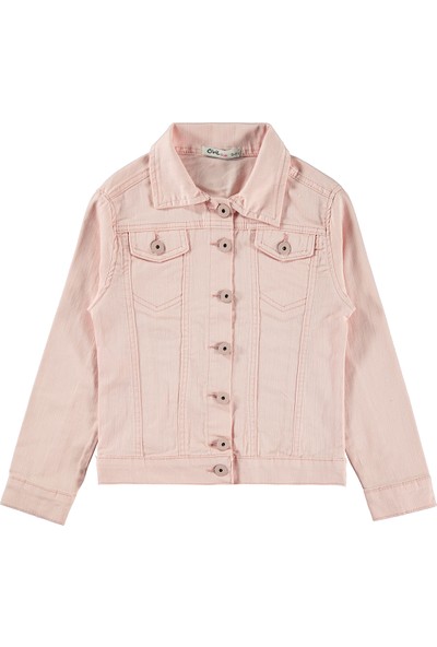 Civil Girls Kız Çocuk Kot Ceket 10-13 Yaş Pudra