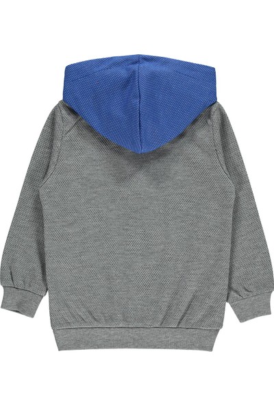 Civil Boys Erkek Çocuk Kapüşonlu Hırka 2-5 Yaş Mavi