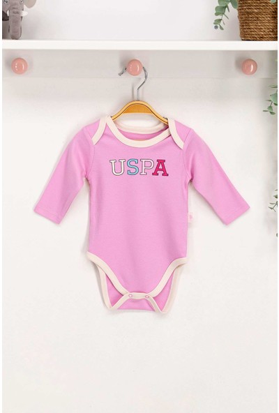 U.s. Polo Assn. Lisanslı Açık Mor Bebek Body Zıbın U.s. Polo Assn. Lisanslı Açık Mor Bebek Body Zıbın