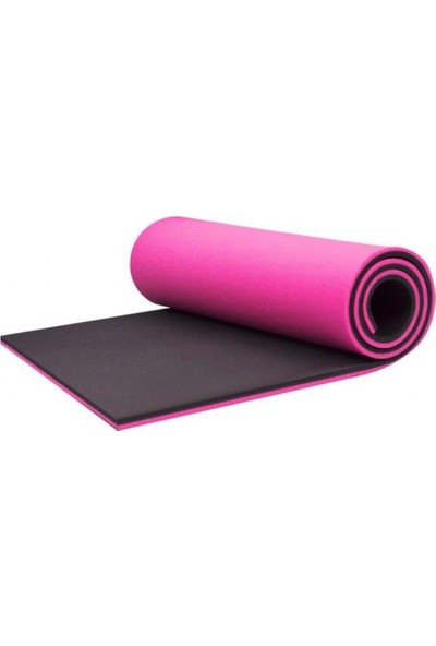 Pozitif Yoga Mat Çift Yön Kullanım-Pembe/gri