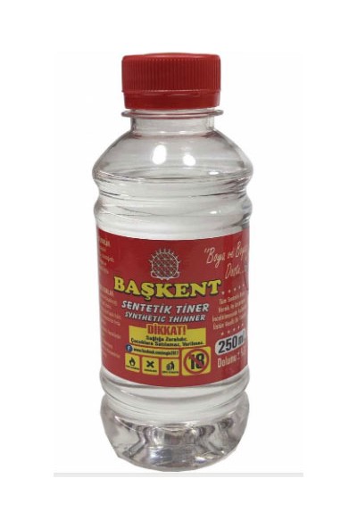 Başkent Sentetik Tiner 250 ml 2 Adet