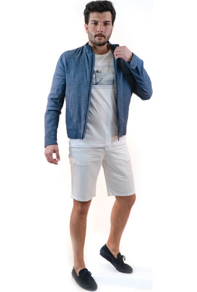 Boris Becker Slim Fit Çıtçıtlı Ceket