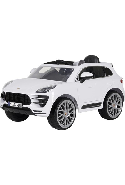 Rollplay Porsche Macan Turbo Akülü Araba 12V Beyaz Rollplay Porsche Macan Turbo Akülü Araba 12V Beyaz