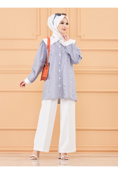 Tofisa Tunik&pantolon Ikili Takım - Mavi - Tofisa