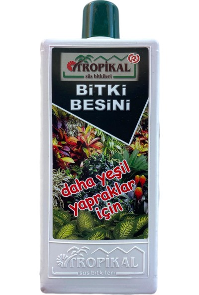 Tropikal Daha Yeşil Yapraklar Için Bitki Besini – 1000ML Tropikal Daha Yeşil Yapraklar Için Bitki Besini – 1000ML