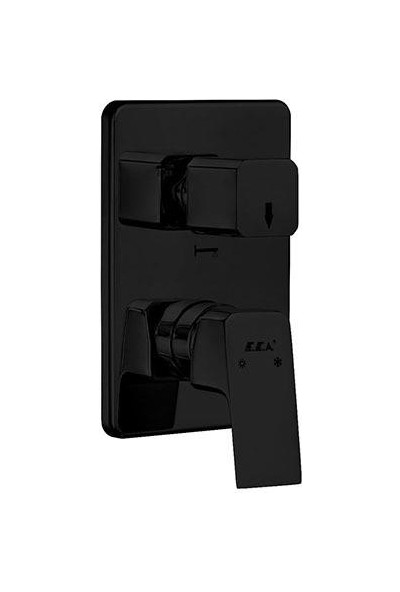 E.C.A Eca Tiera Ankastre Banyo Bat. Sıva Üstü Grubu 3 YOLLU102167305C1-K Mat Siyah E.C.A Eca Tiera Ankastre Banyo Bat. Sıva Üstü Grubu 3 YOLLU102167305C1-K Mat Siyah