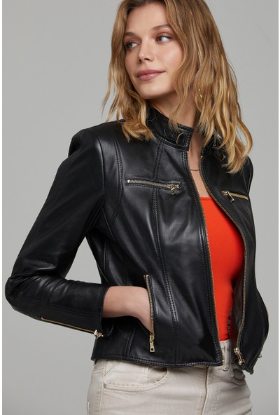 Derimod Alexa Kadın Deri Ceket