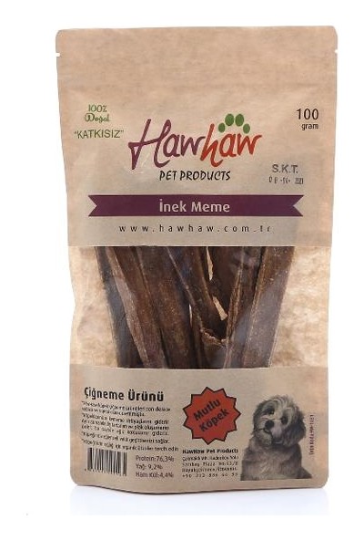 Hawha Hawhaw Inek Meme 100 gr Organik Köpek Çiğneme ve Ödül Maması Hawha Hawhaw Inek Meme 100 gr Organik Köpek Çiğneme ve Ödül Maması
