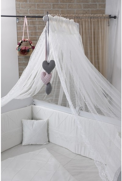 Mini Baby Nervür Krem Cibinlik ve Aparat Seti Mini Baby Nervür Krem Cibinlik ve Aparat Seti