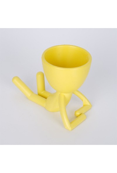 Leva Insansı Uzanan Saksı Sarı Leva Insansı Uzanan Saksı Sarı