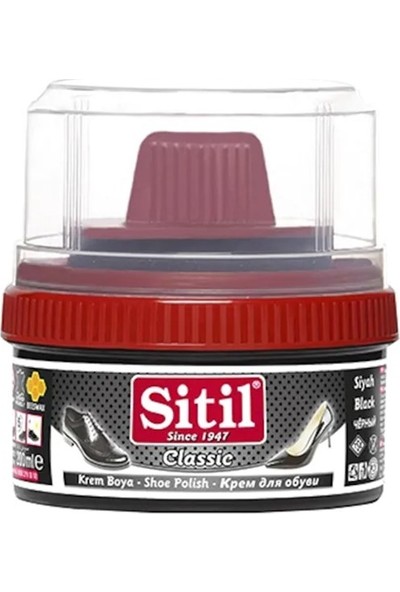 Sitil Classic Krem Boya Siyah 175 ml Sitil Classic Krem Boya Siyah 175 ml